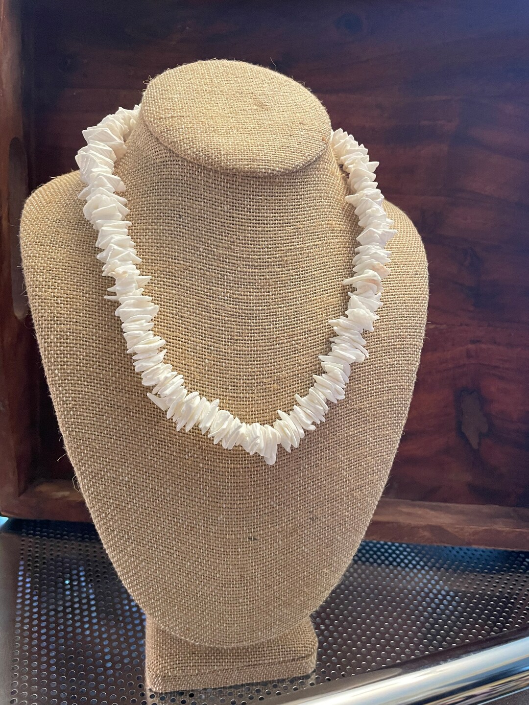 Classic White Authentic Puka Shell Necklace - Retro 1990’s Style - Etsy