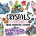 Crystals (part 2) Watercolor Clipart COMMERCIAL | 34 Gemstones Clip Art ...