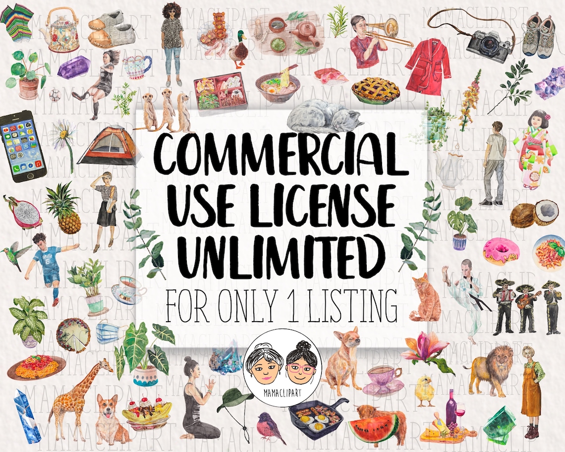 Commercial Use Licensing Agreement Mamaclipart for 1 Listing Unlimited ...