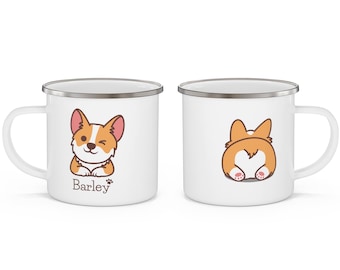 Personalized Corgi's Wink Mug Customizable Gift for Pet | Etsy