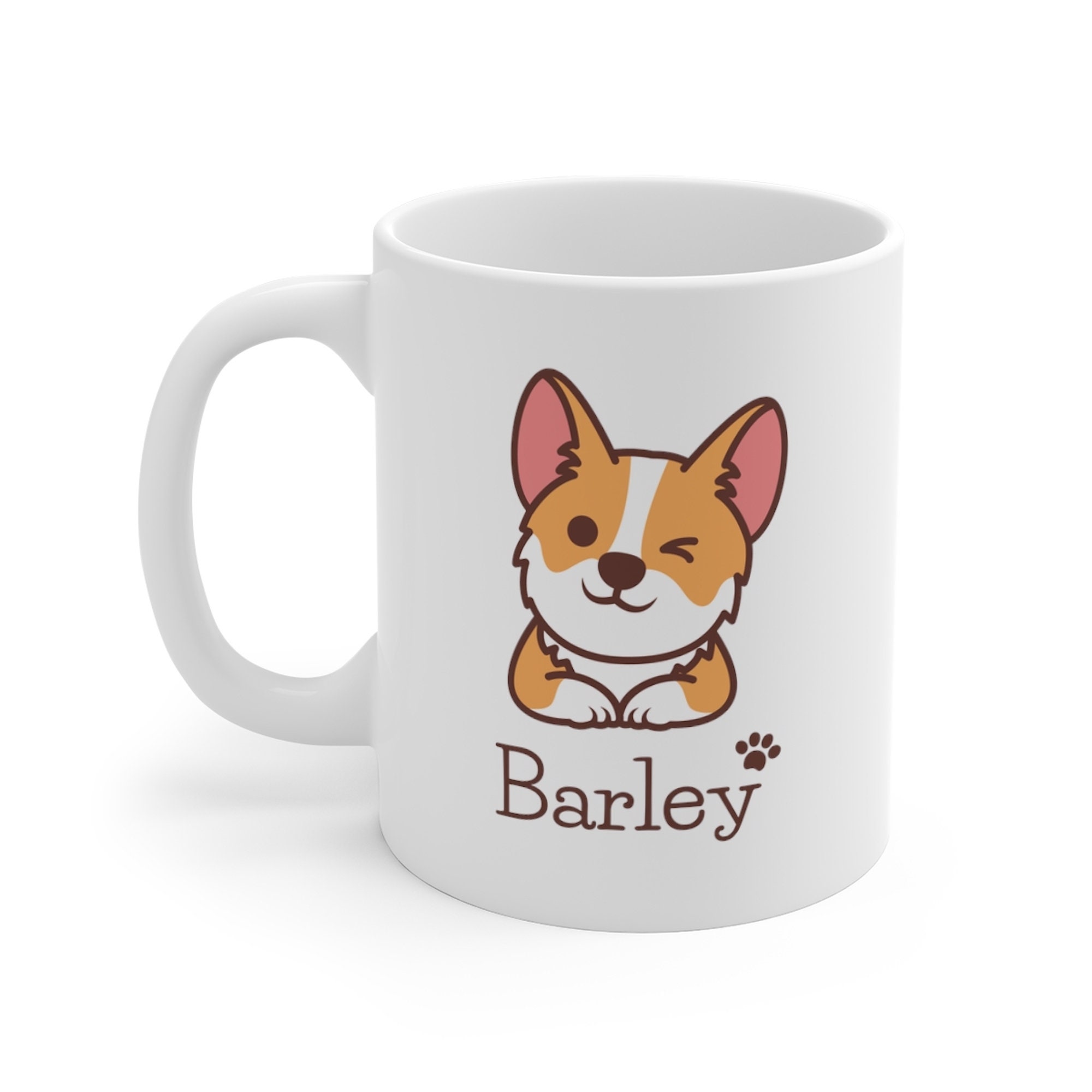 Personalized Corgi's Wink Mug Customizable Gift for Pet | Etsy