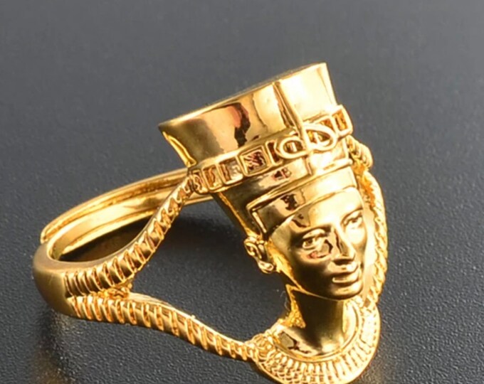Nefertiti Ring | Egyptian Queen | Nubian - Etsy