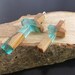 Handmade Unique Pair of Crosses With Wood, Epoxy Resin and Green the ...