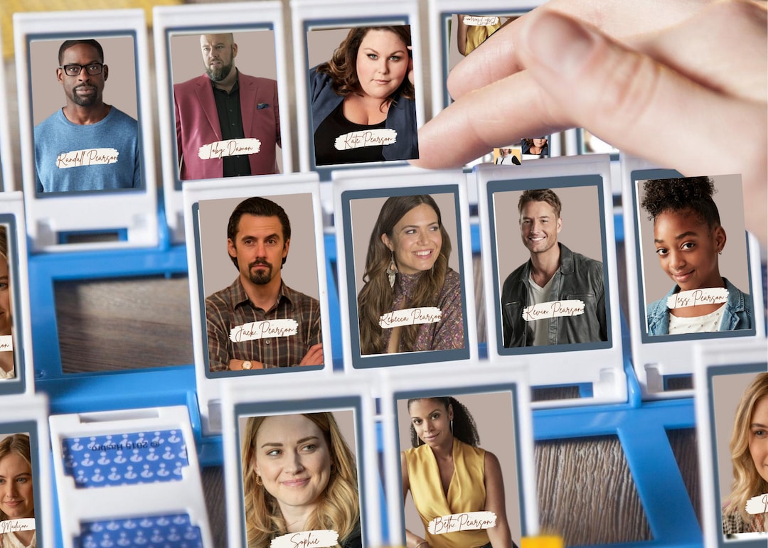 Printable Guess Who? Cards - This is Us Edition - Etsy