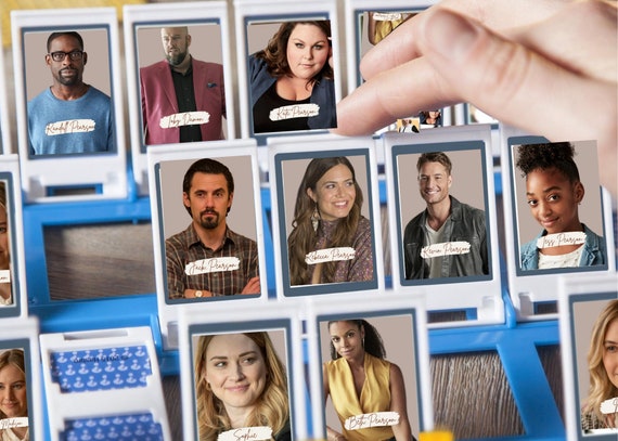 Printable Guess Who Cards This is Us Edition | Etsy