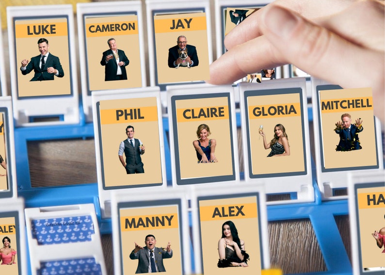 Printable Guess Who Cards Modern Family Edition - Etsy