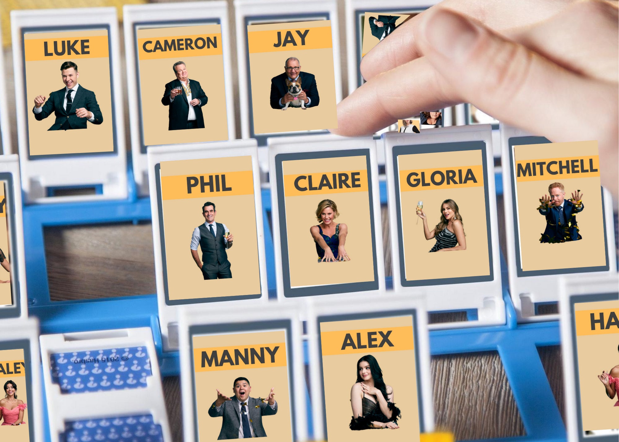 Printable Guess Who? Cards - Modern Family Edition - Etsy