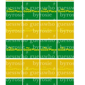 Printable Guess Who? Cards - the Good Place Edition - Etsy