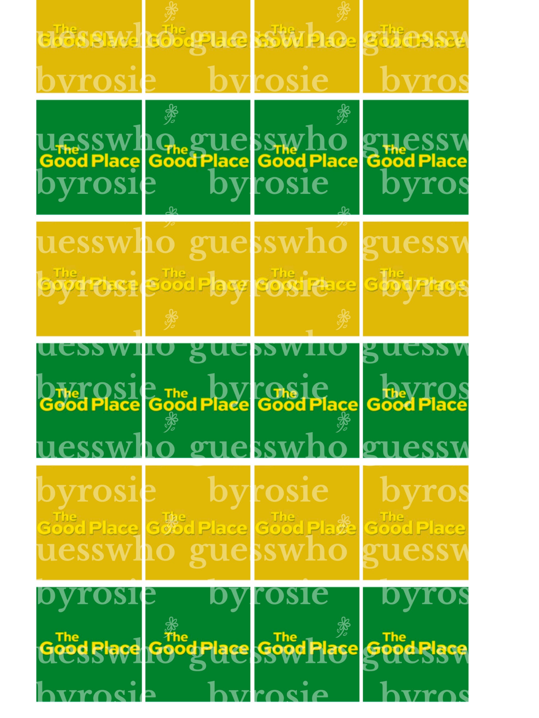 Printable Guess Who? Cards - the Good Place Edition - Etsy