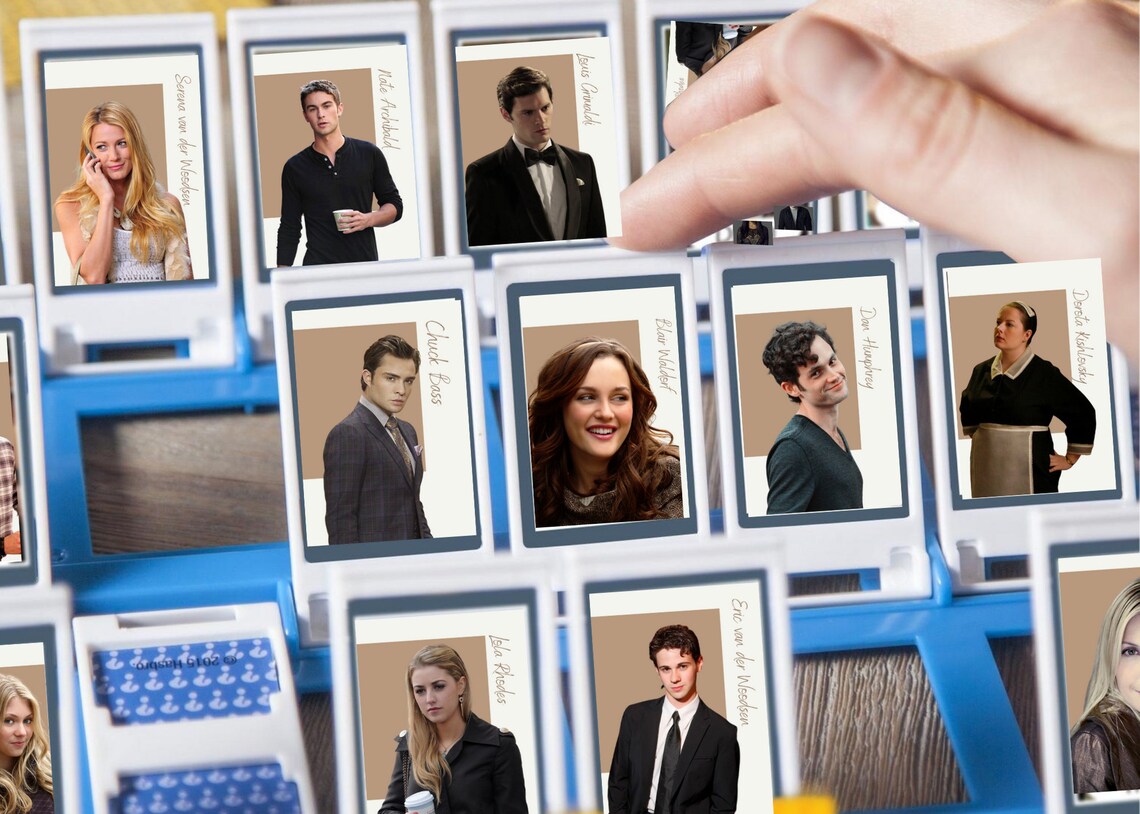 Printable Guess Who? Cards -gossip Girl Edition - Etsy