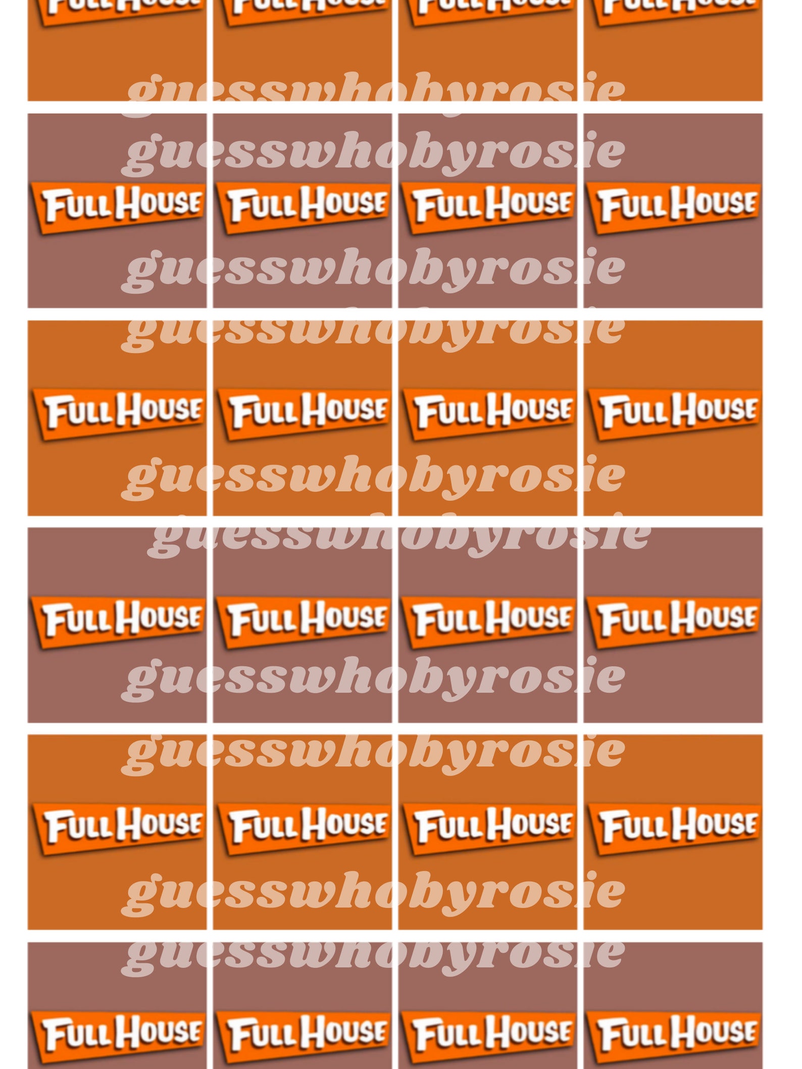 Printable Guess Who Cards FULL HOUSE Edition - Etsy