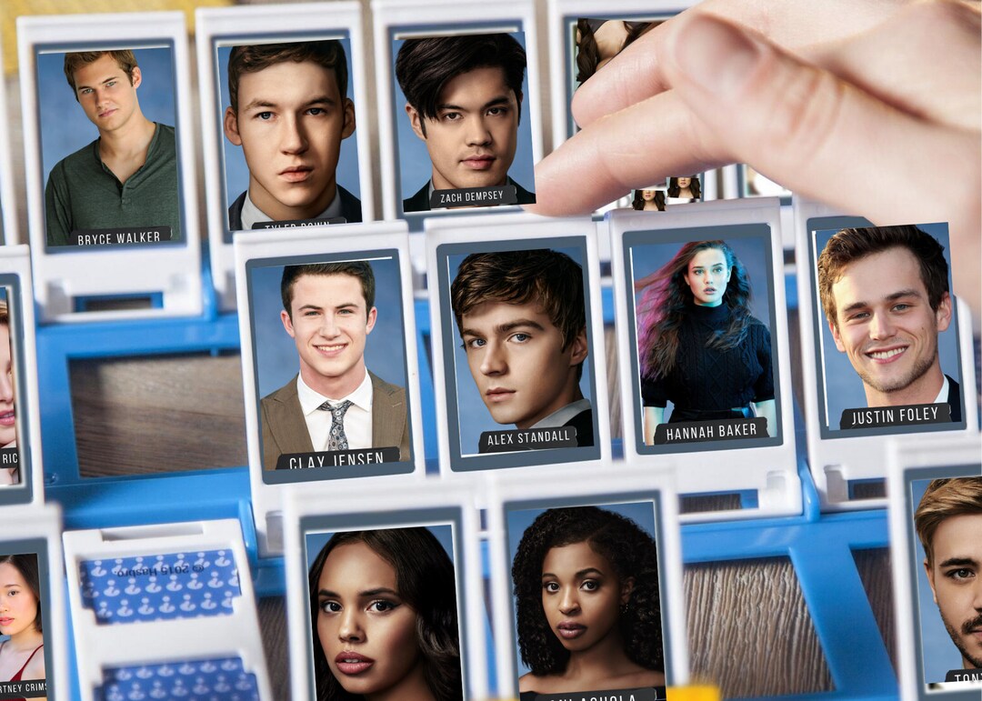 Printable Guess Who Cards 13 Reasons Why 13RW Liberty High School ...