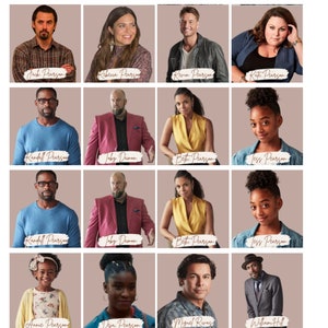 Printable Guess Who Cards This is Us Edition - Etsy