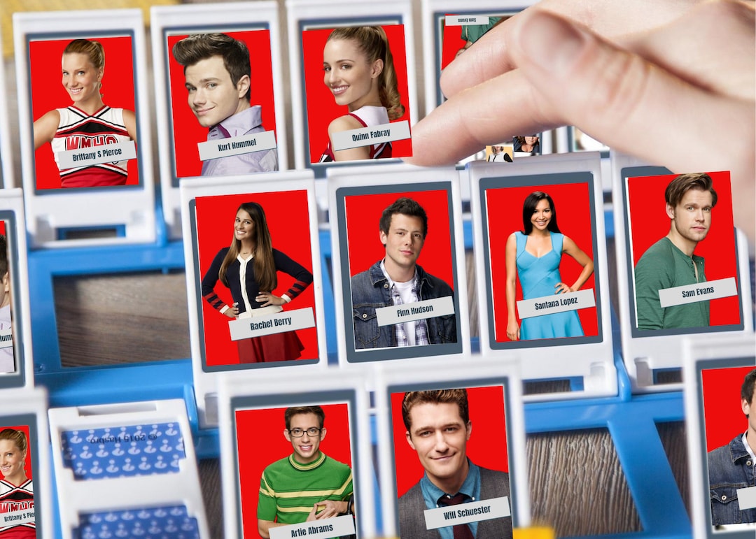 Printable Guess Who? Cards - Glee Edition - Etsy