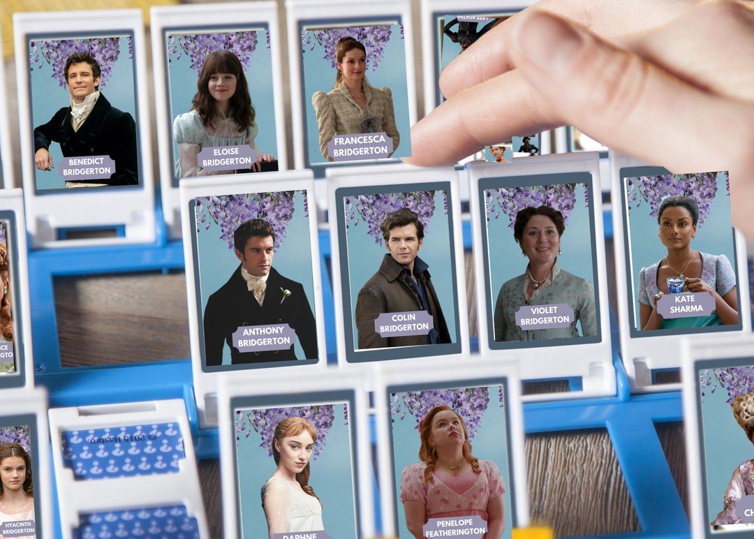 Printable Guess Who? Cards - Bridgerton Edition - Etsy