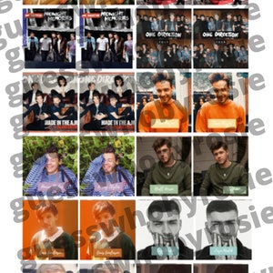 Printable Guess Who? Cards - One Direction Edition - Etsy