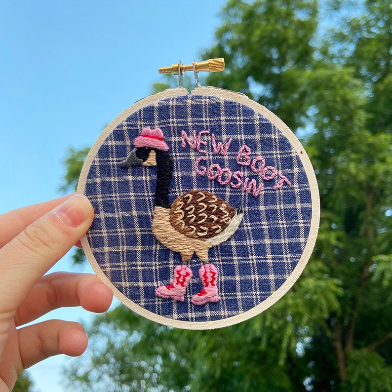 Goose Embroidery Hoops - Etsy