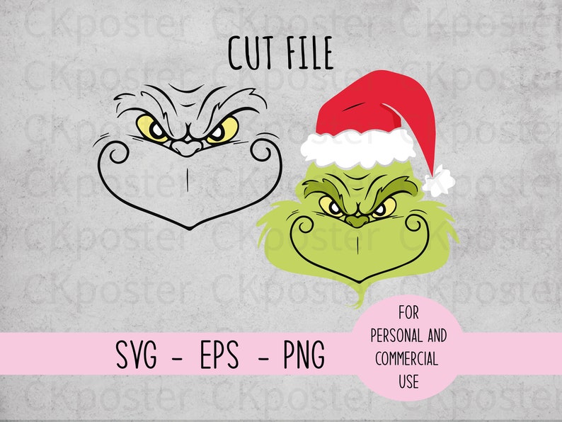 SVG Grinch SVG Christmas Grinch Png Cut File Cricut Grinch Face ...