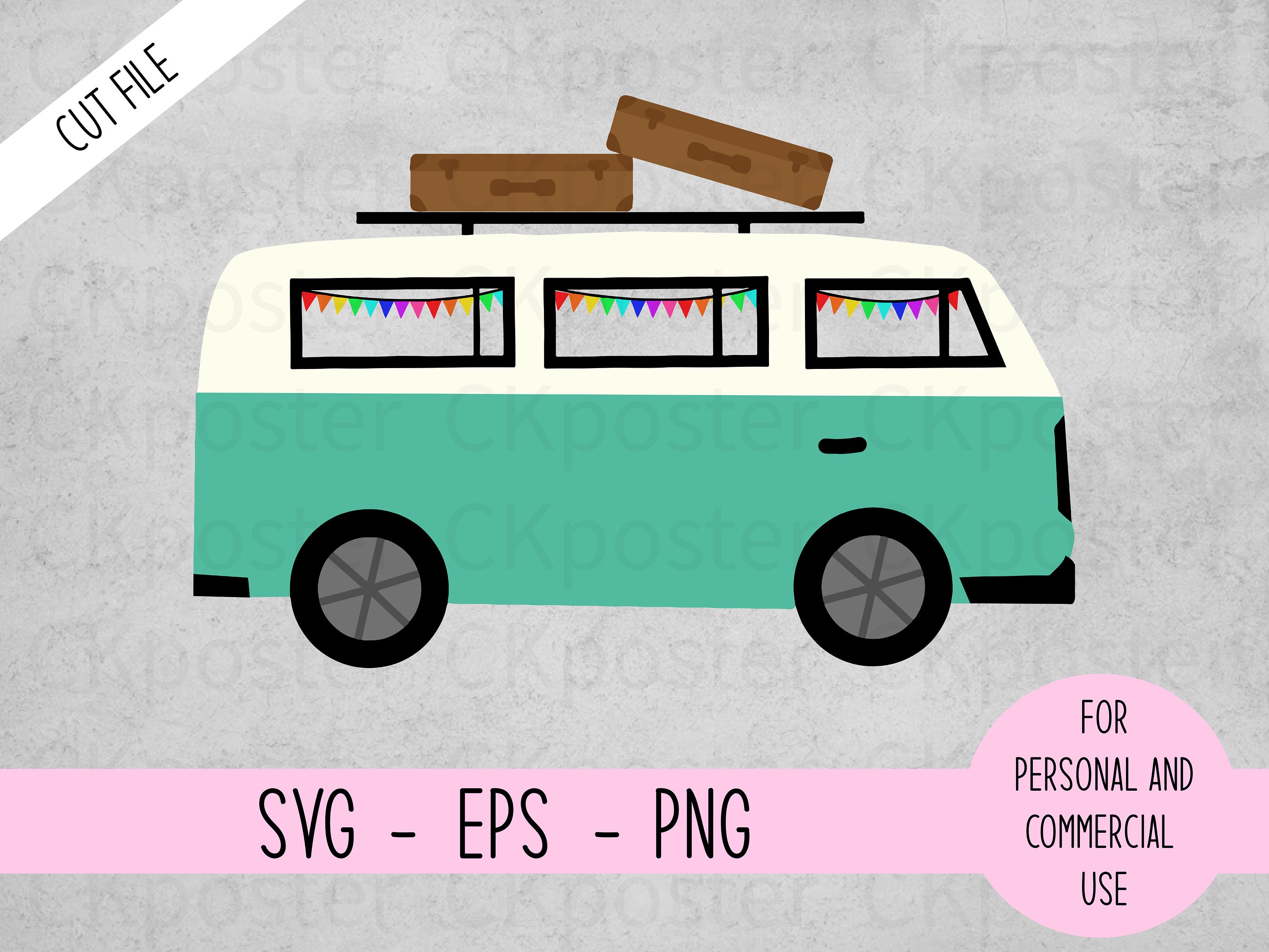 SVG Volkswagen Van SVG Camper Travel Svg Cut File Camper - Etsy UK