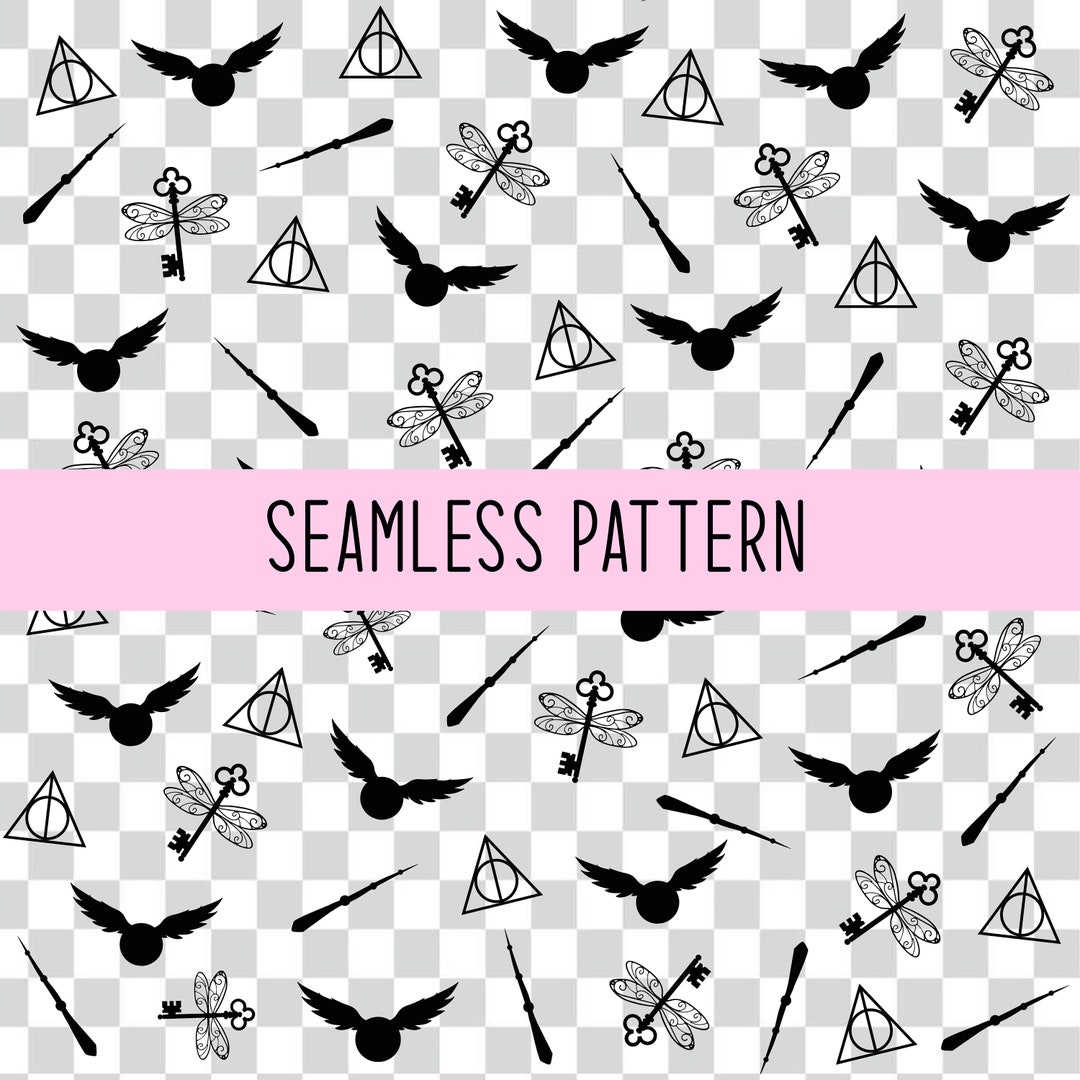 Golden Snitch Seamless Pattern Hp Pattern File for Fabric Sublimation ...