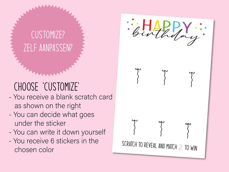 Birthday scratch card scratch your own present happy birthday card ...