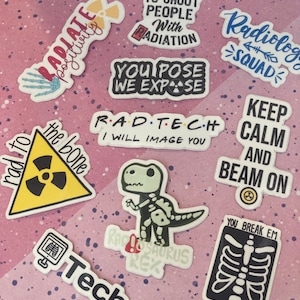 Rad Tech Gifts | Radiology Gifts | Rad Tech Stickers | Radiologic ...
