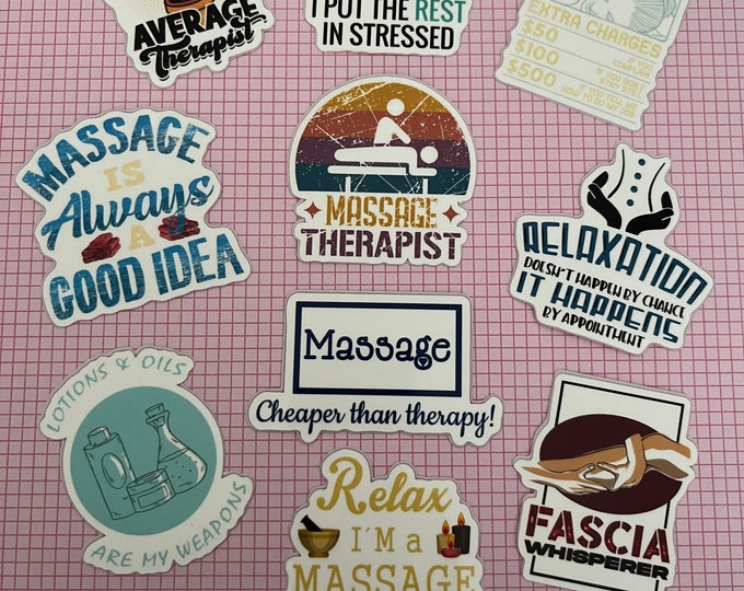 Massage Therapy Sticker Massage Therapist Gift Massage Therapist ...