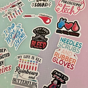 Phlebotomy Gifts | Phlebotomist Gift Ideas | Phlebotomist Stickers Set ...