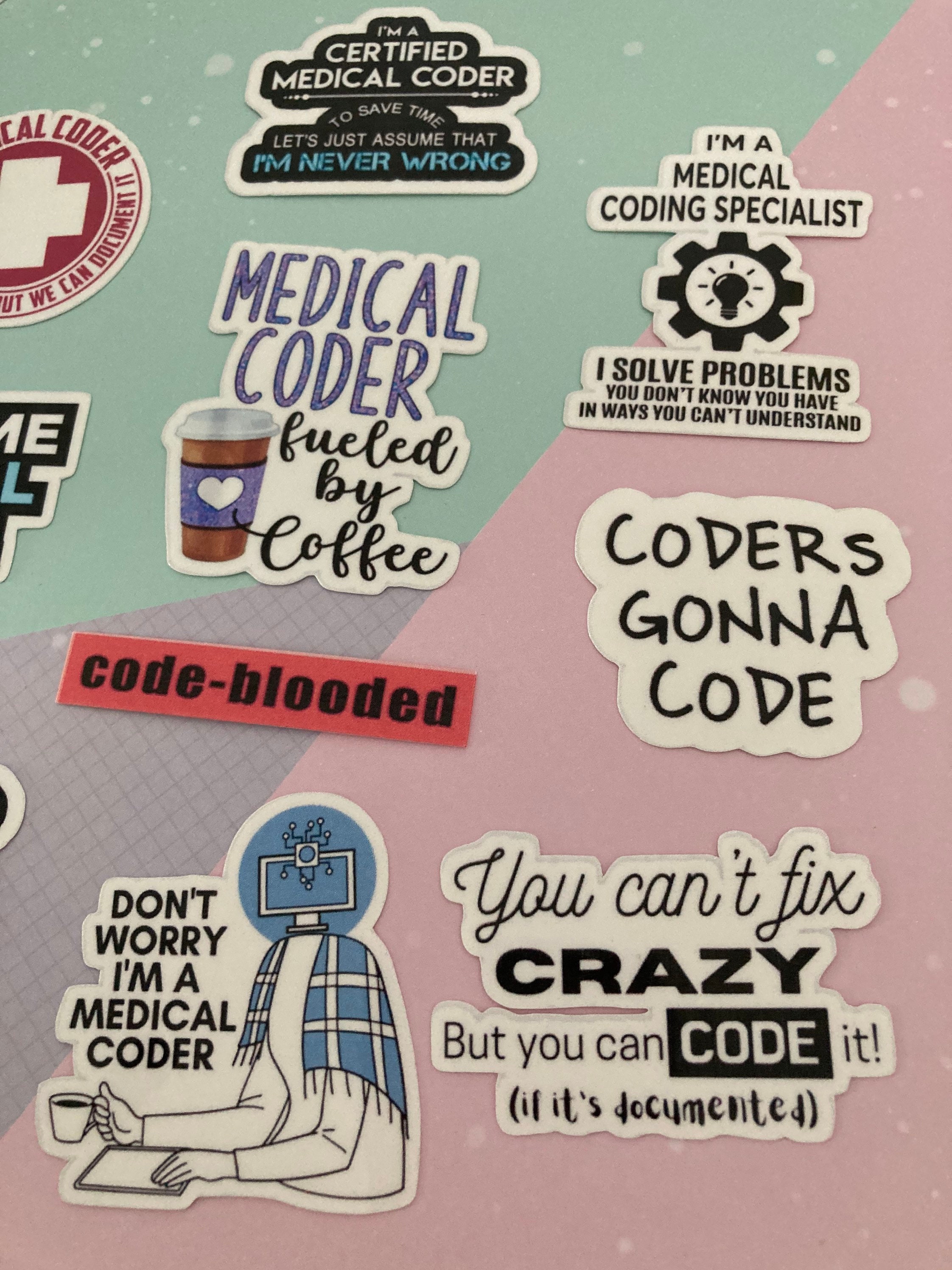 Medical Coding Gifts Medical Coder Stickers - Etsy