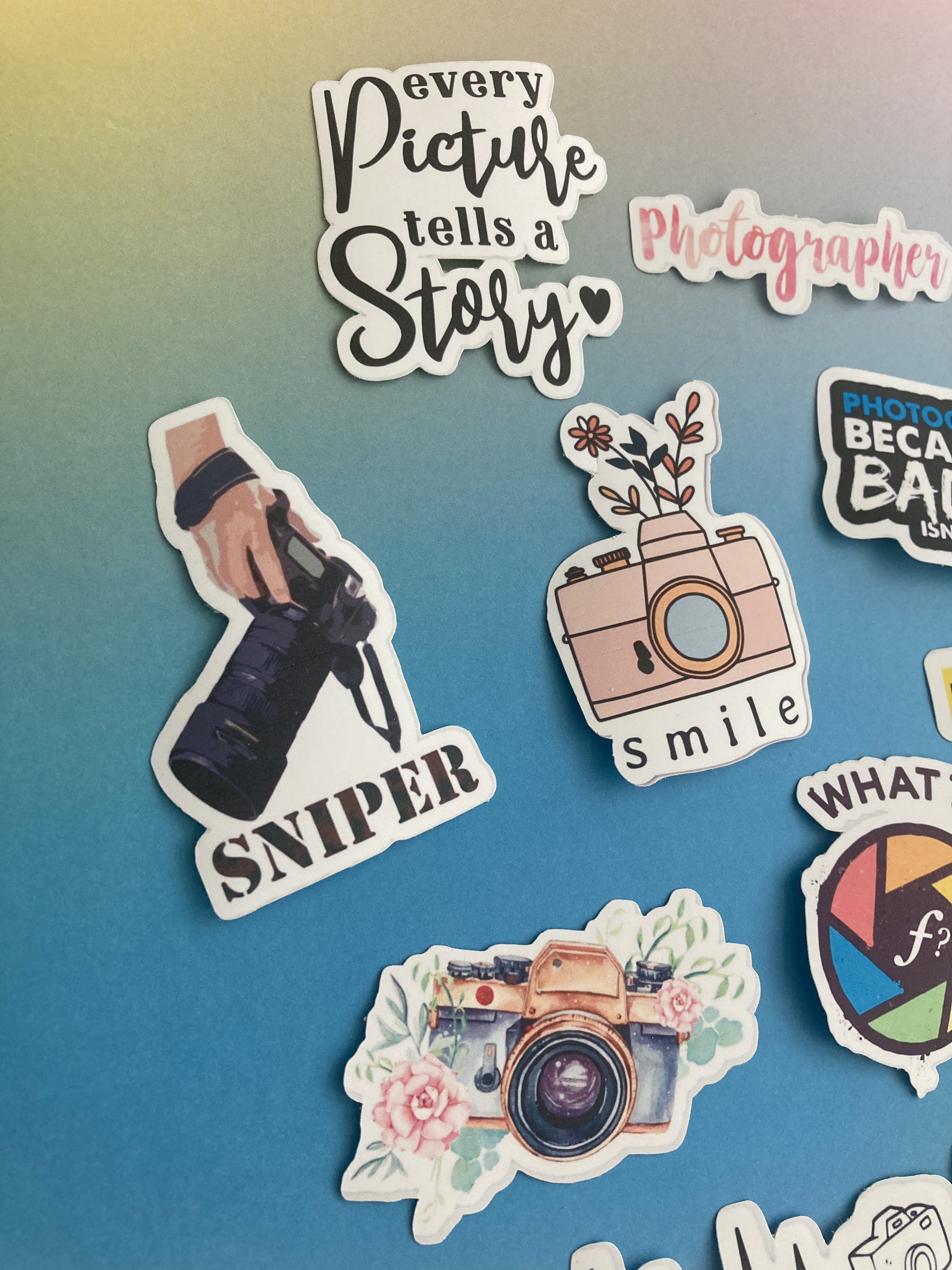 Photography Stickers Photography Decals - Etsy UK