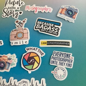 Photography Stickers | Photography Decals | Photographer Stickers ...