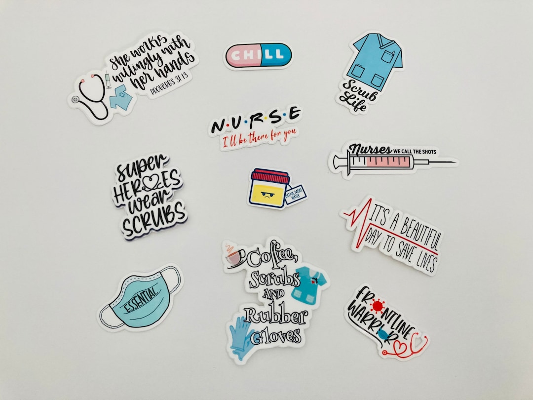 Nurse Stickers | Nurse Gift Ideas Funny | Nursing Stickers | Nurse ...