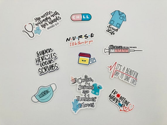 Nurse Stickers Nurse Gift Ideas Funny Nurse Practitioner - Etsy