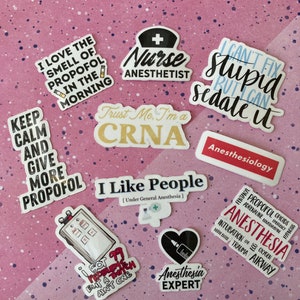 CRNA Gift Stickers Nurse Anesthetist Week Gift Stickers Pack ...