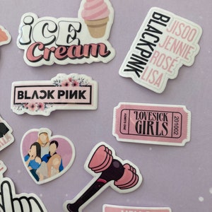 Blackpink Stickers Set | Blink Stickers | Lovesick Girls Stickers | 10 ...