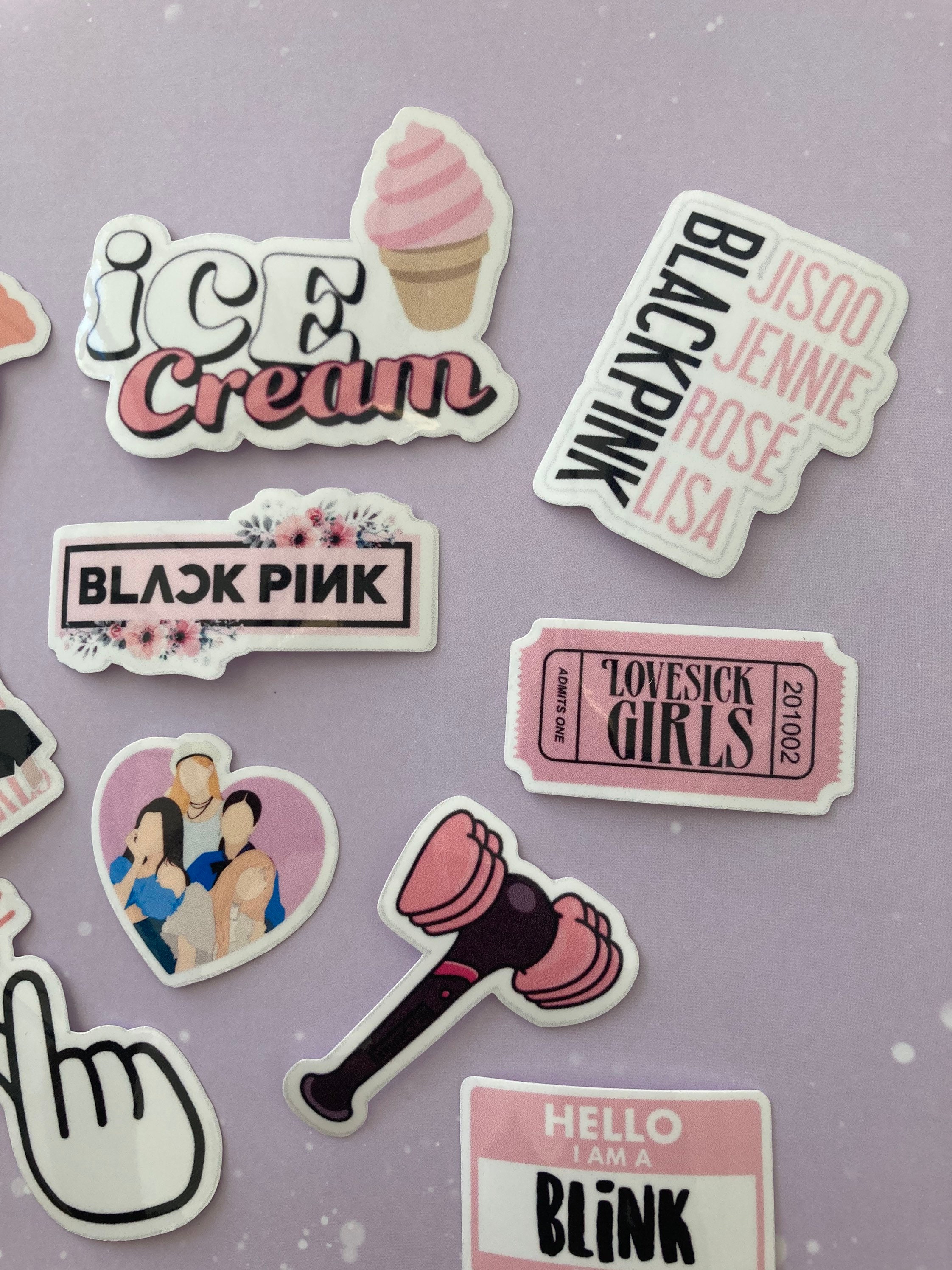 Blackpink Stickers Set | Blink Stickers | Lovesick Girls Stickers | 10 ...