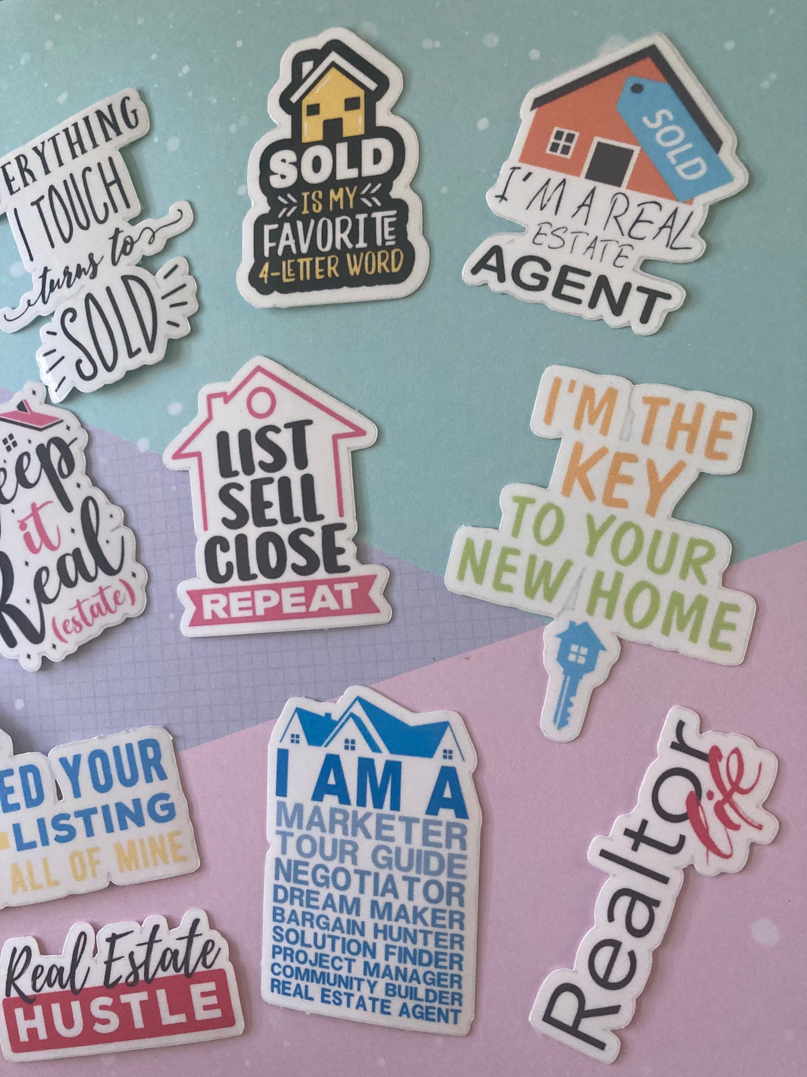 Realtor Gift Real Estate Agent Stickers Home Seller - Etsy