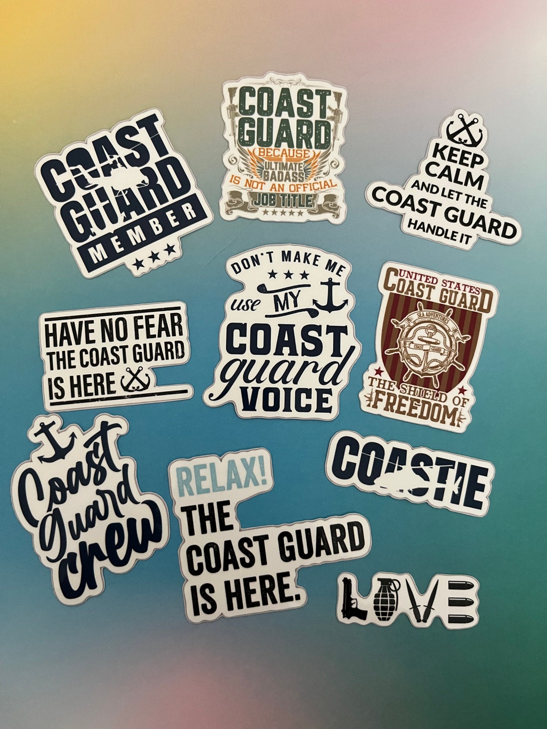 Coast Guard Gifts | Coast Guard Sticker | USCG Gift Ideas | Coastguard ...