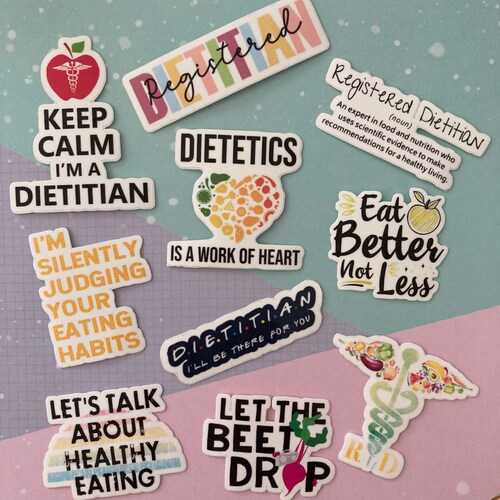 Dietitian Gifts Dietitian Sticker Dietician Gift | Etsy