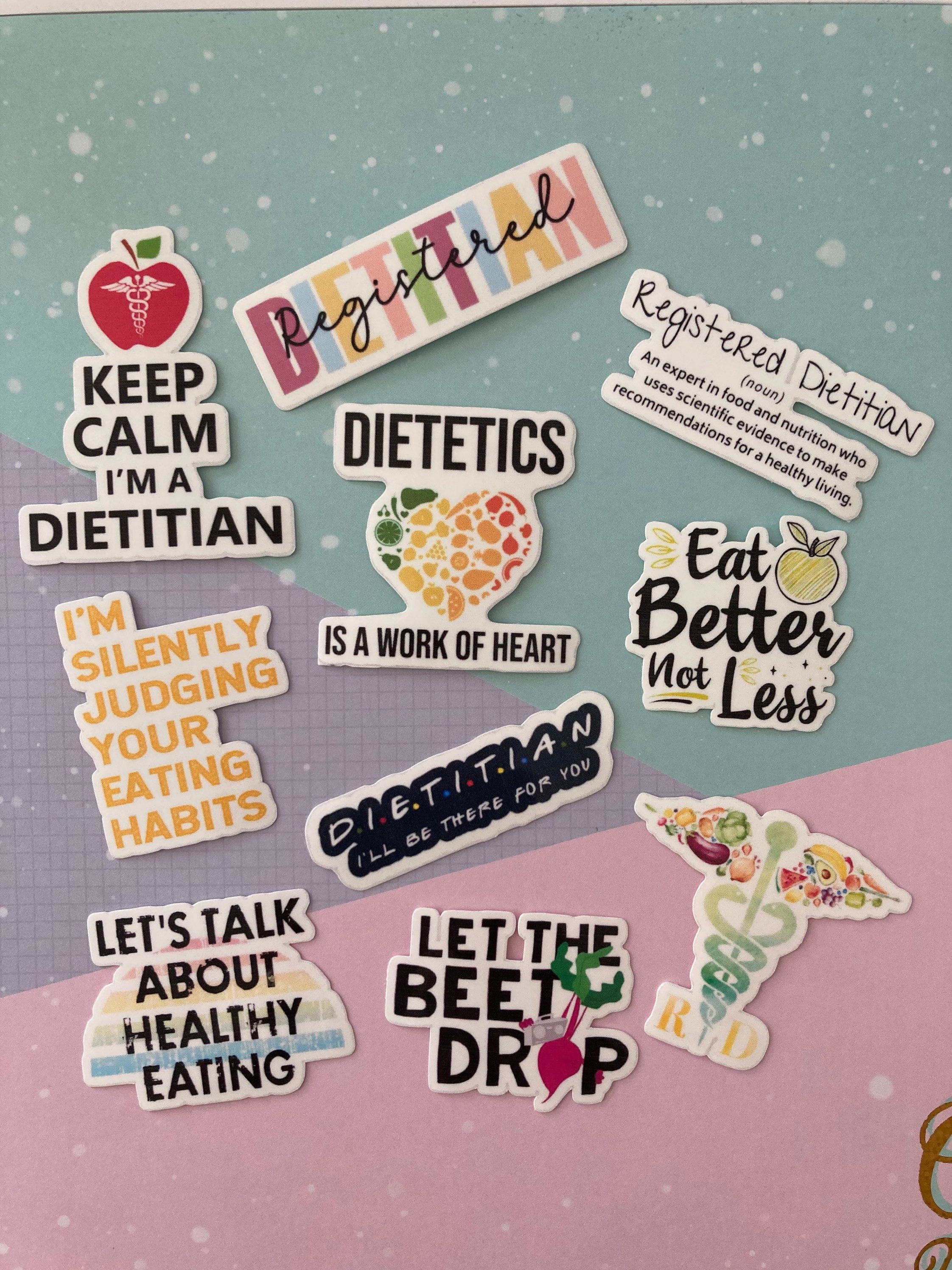 Dietitian Gifts Dietitian Sticker Dietician Gift - Etsy