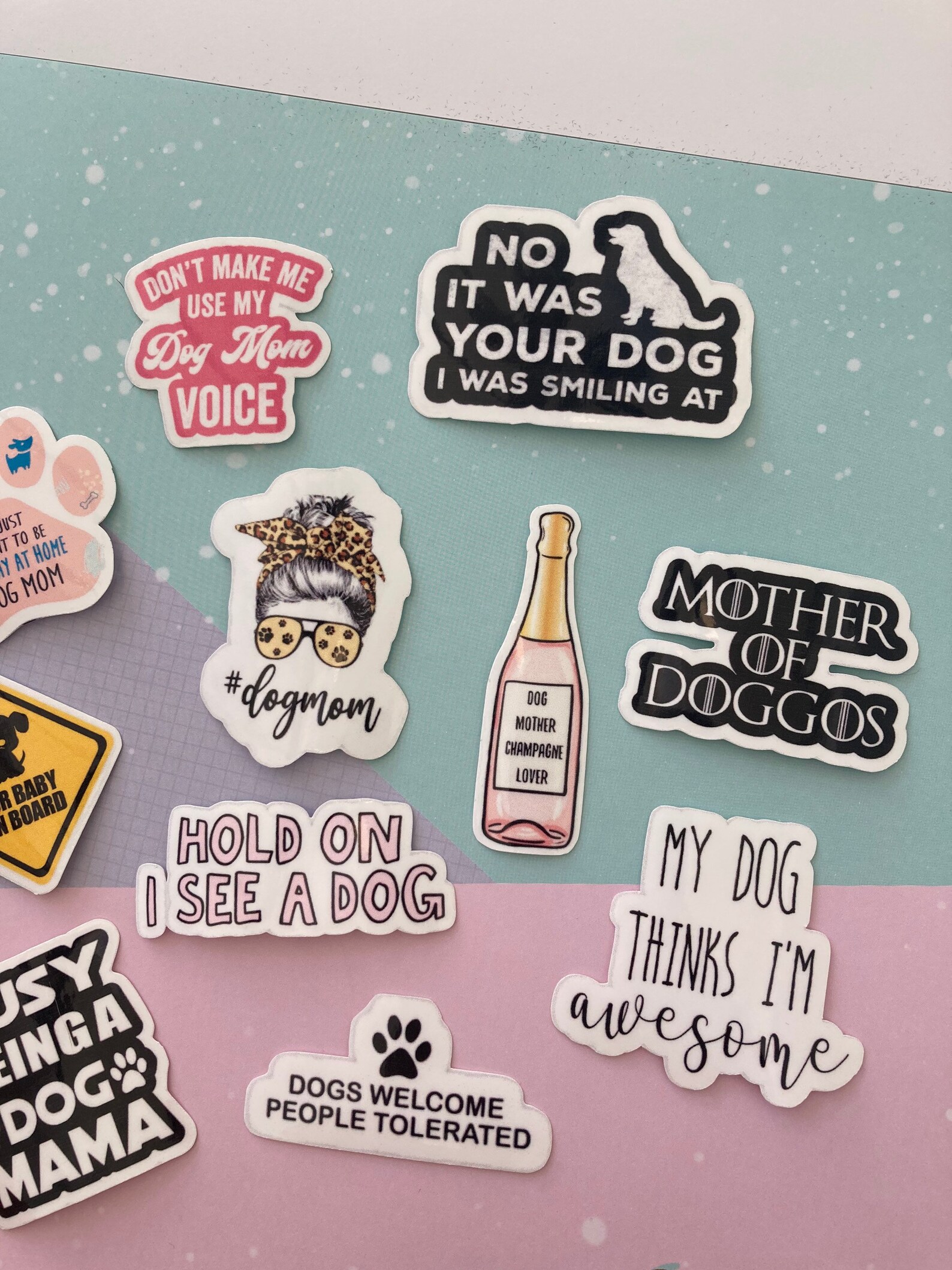 Dog Mom Gifts Dog Mom Stickers Set - Etsy