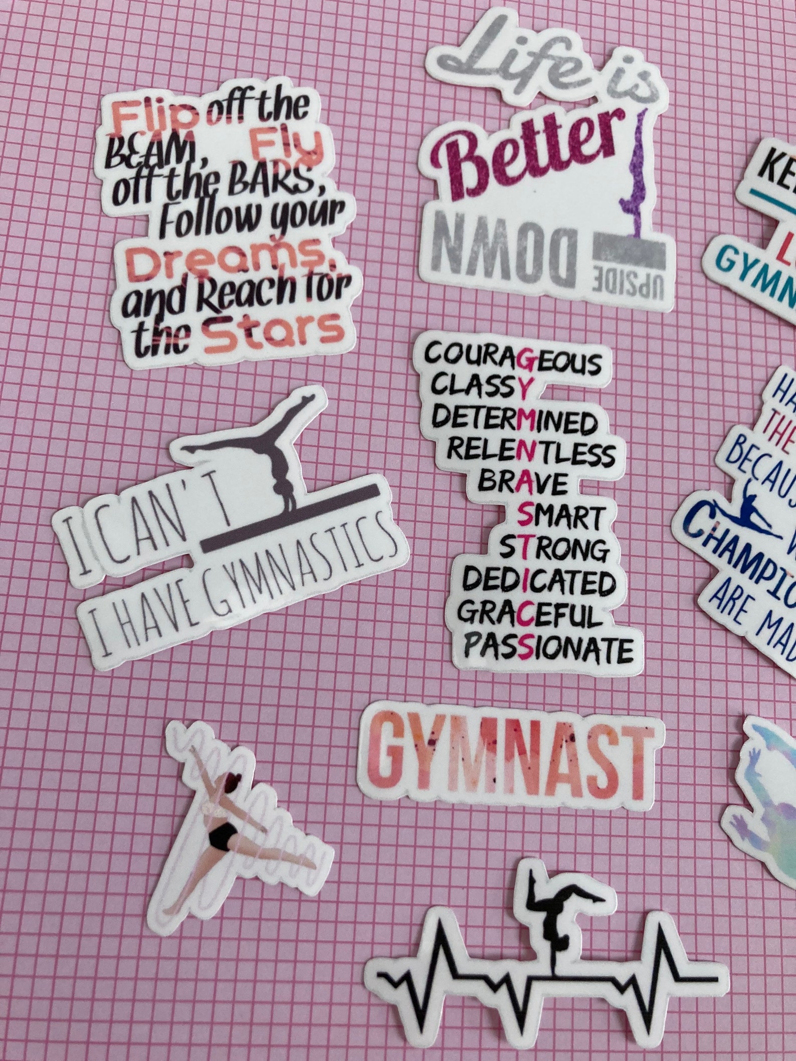 Gymnastics Gifts | Gymnastic Stickers | Gymnast Stickers Gift | Funny ...