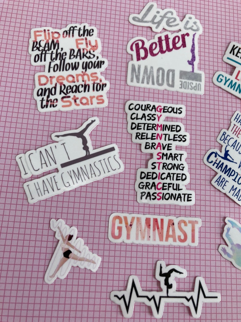 Gymnastics Gifts | Gymnastic Stickers | Gymnast Stickers Gift | Funny ...