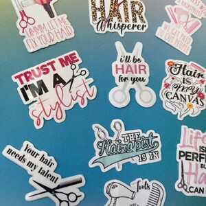 Hairstylist Stickers | Funny Hair Stylist Sticker | Hairdresser Gift ...