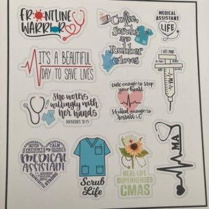Medical Assistant Stickers | MA Stickers | CMA Stickers | Medical ...