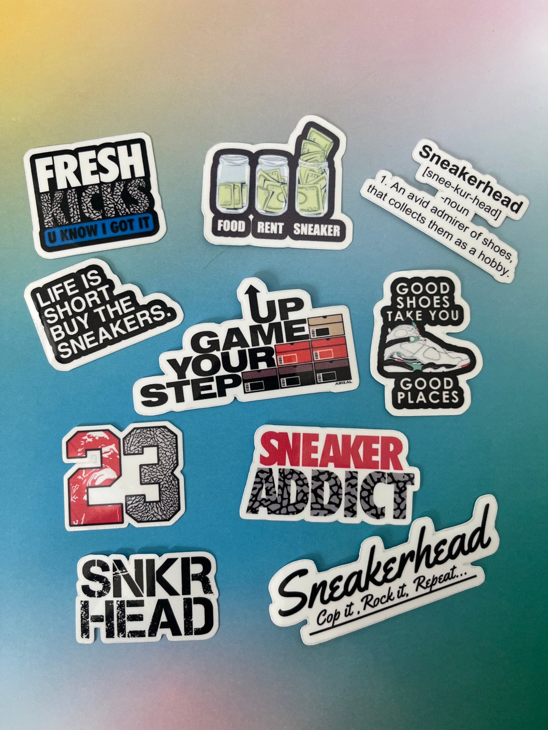Sneakerhead Stickers | Sneaker Stickers | Sneaker Lover Gift ...