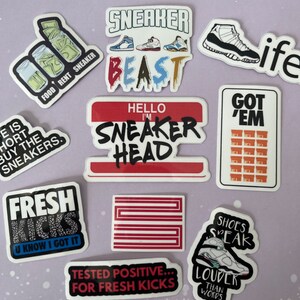 Sneakerhead Stickers | Sneaker Stickers | Sneakerhead Gift Ideas | 10 ...