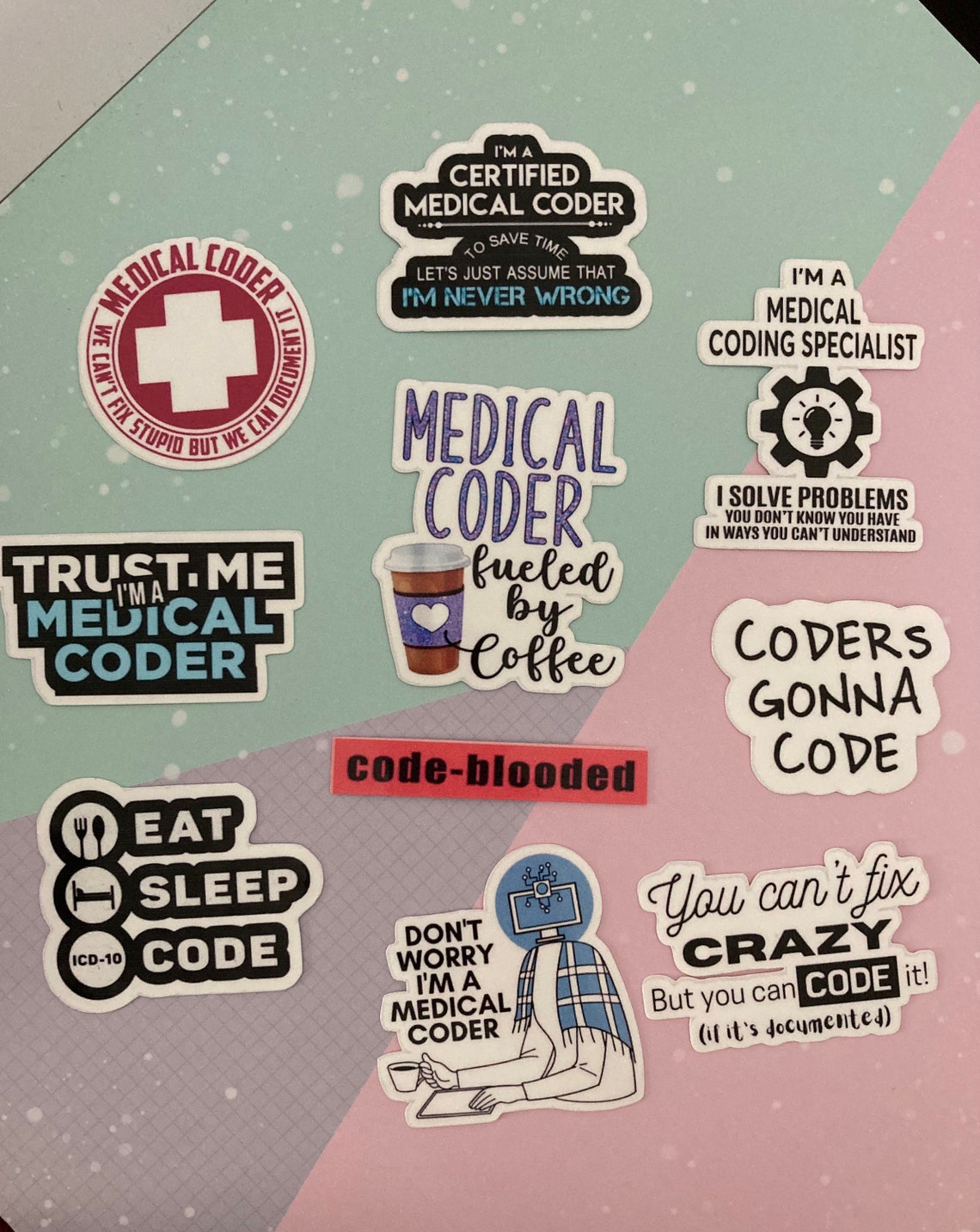 Medical Coding Gifts | Medical Coder Stickers | CCS Stickers | CCA ...