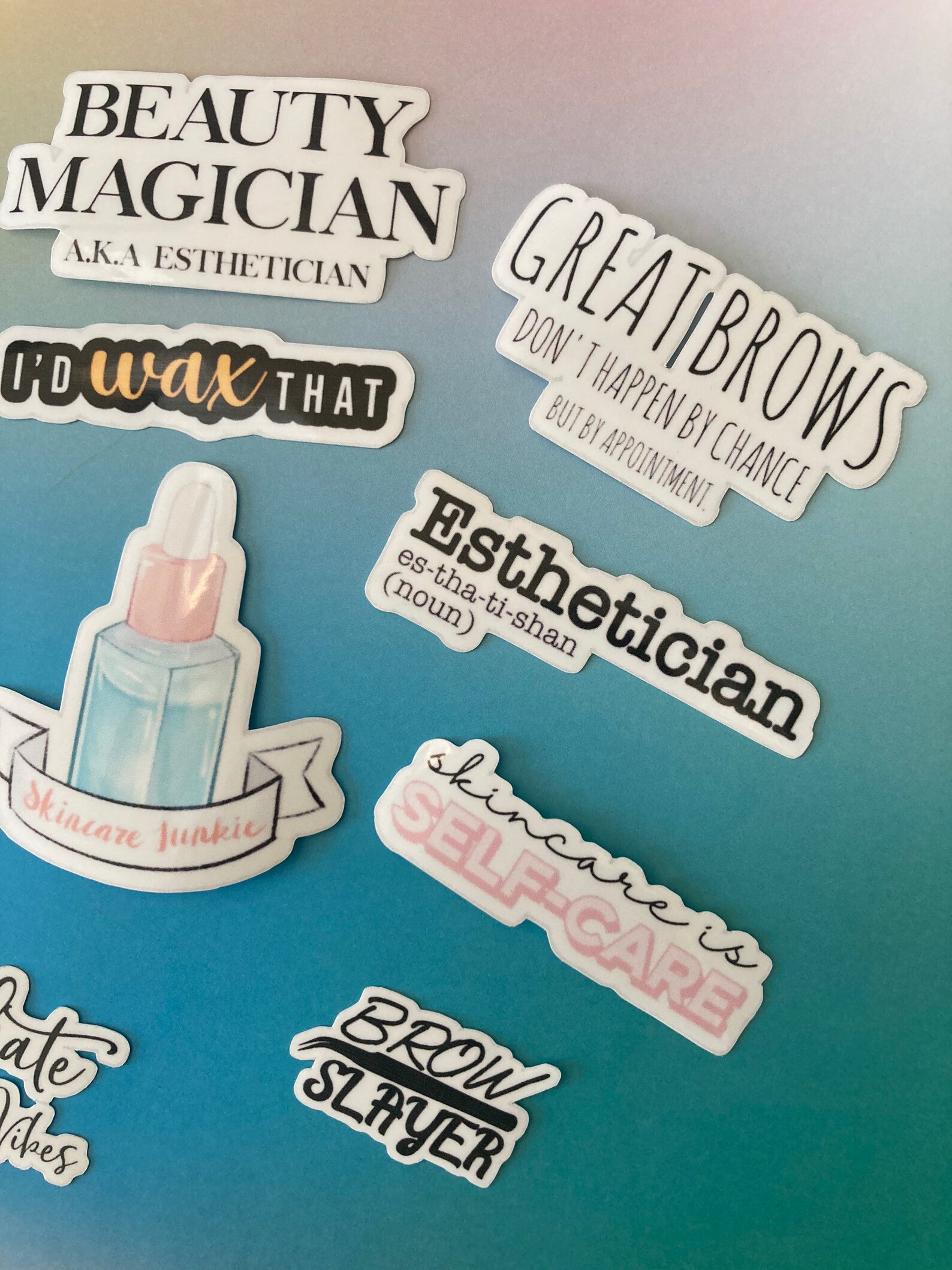 Esthetician Gifts Esthetician Stickers Licensed - Etsy