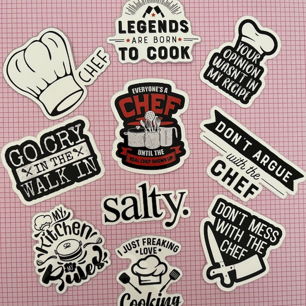 Chef Decal - Etsy